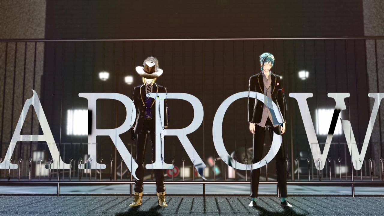 【MMDツイステ】「ARROW」By.フロイド&ルーク （1080p対応） - ニコニコ動画