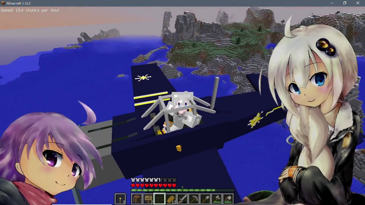 【Minecraft】北極星に向けて飛べ！Part6『愛知県刈谷市』【Flan’sMOD・VOICEROID実況】 - ニコニコ動画