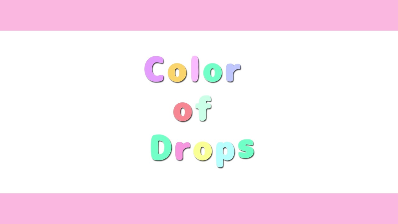 【オリジナルMV】「Color of Drops」歌ってみた【文花×ぶどうさぎ.】 - ニコニコ動画