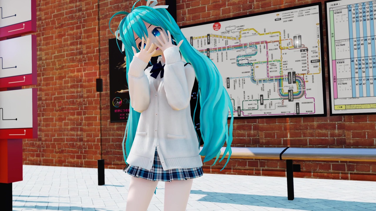 [MMD] かわいいミクさんが『Booo!』を踊ります。 - ニコニコ動画