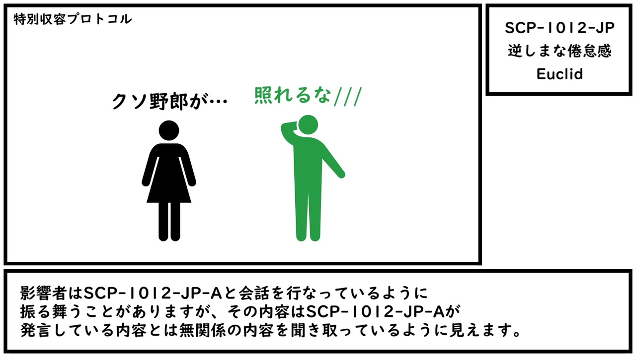 【ゆっくり紹介】SCP-1012-JP【逆しまな倦怠感】 - ニコニコ動画