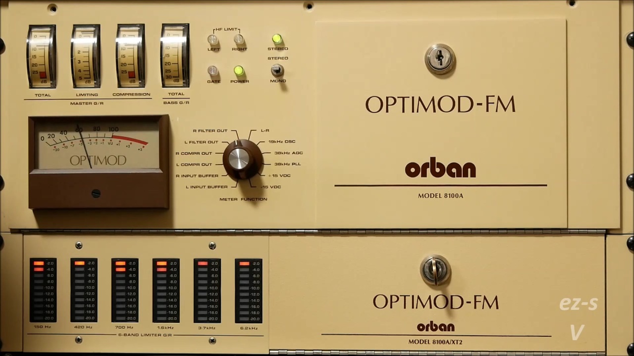 OPTIMOD-FM 8100A + 8100A/XT2 Audio TEST - ニコニコ動画