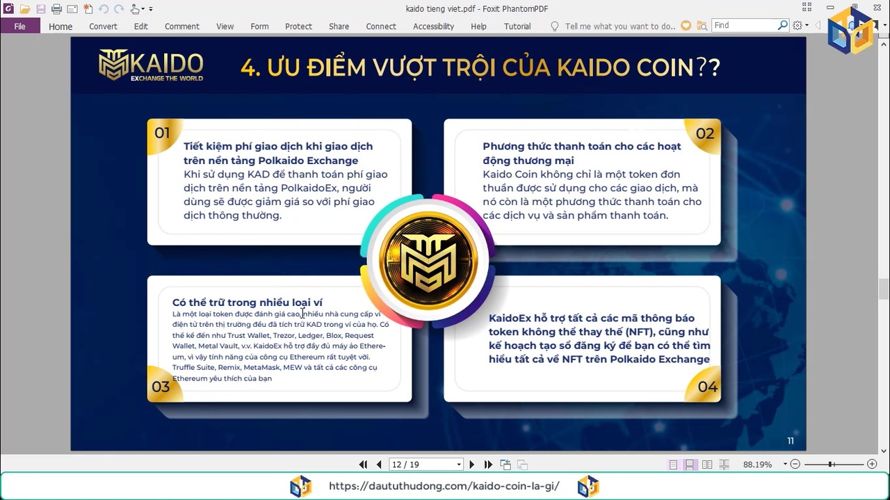 Kaido Coin (KAD) Giới thiệu Kaido coin là gì? Thông tin về Kaido token ...