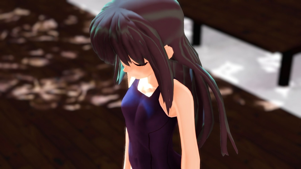 【rim式水着祭り】スク水朝潮で「ハルジオン」【MMD艦これ】 - ニコニコ動画