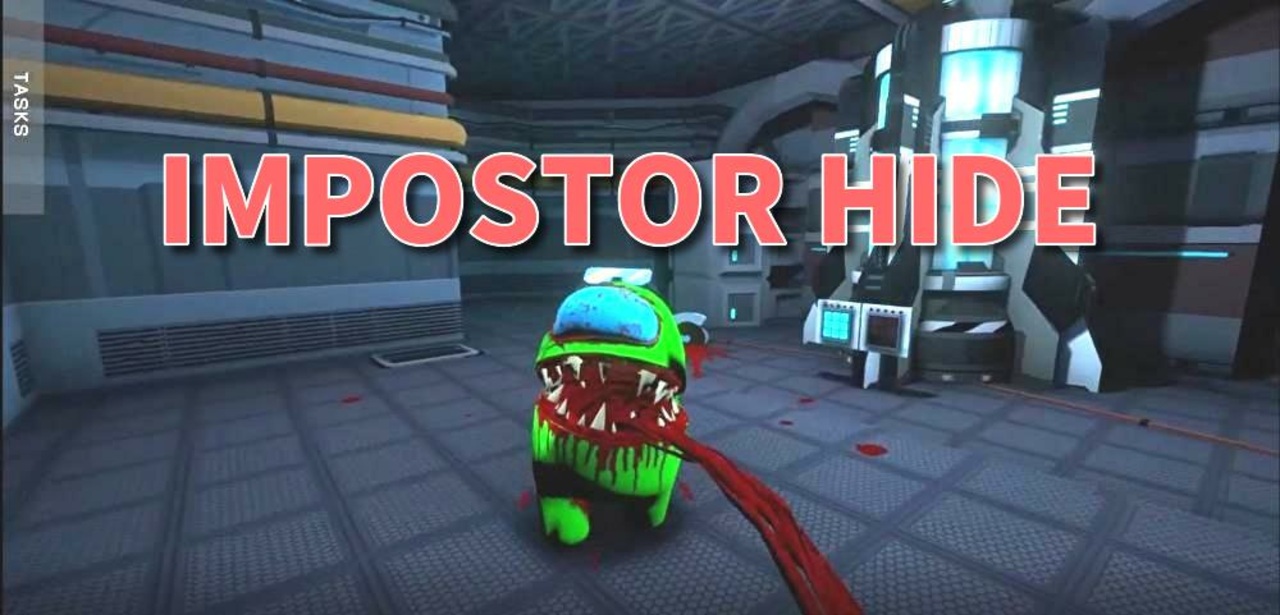 【IMPOSTOR HIDE LEVEL1】あの大人気ゲームがボッチでもできる！インポスターから逃げながらタスクをこなす！3Dで楽しめる ...