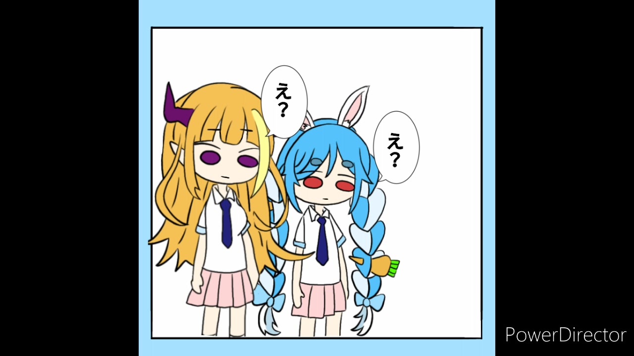 【手鉤4コマ】ドラゴンと兎の味【ホロライブ】 - ニコニコ動画