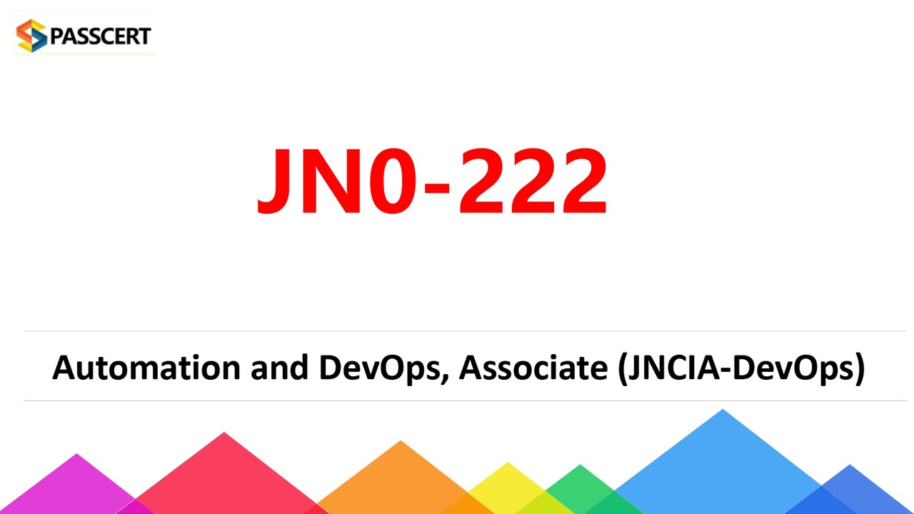 JNCIA-DevOps Certification JN0-222 Real Questions - ニコニコ動画