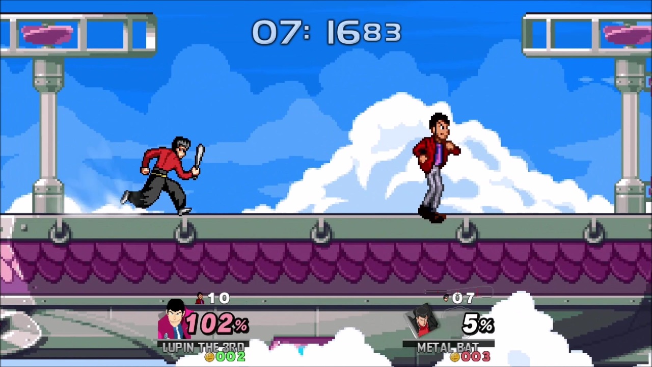 Super Smash Bros Crusade CMC PLUS V6.1 Lupin VS Mertal Bat - ニコニコ動画