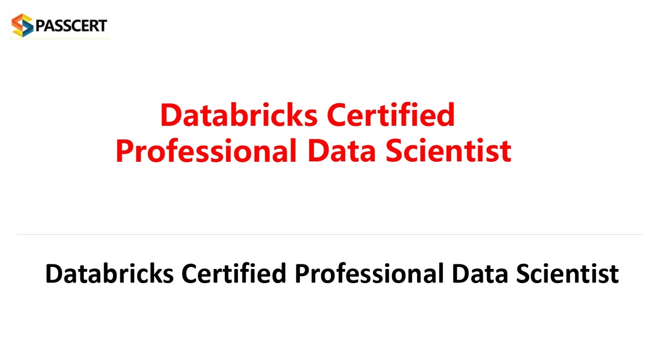 Databricks Certified Professional Data Scientist exam questions - ニコニコ動画