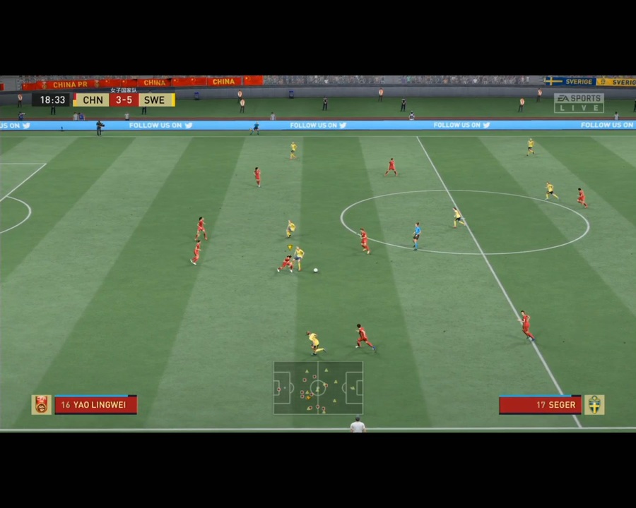 XB1「FIFA 22」【女子国际杯】中国女足-中国VS瑞典 (8) - ニコニコ動画