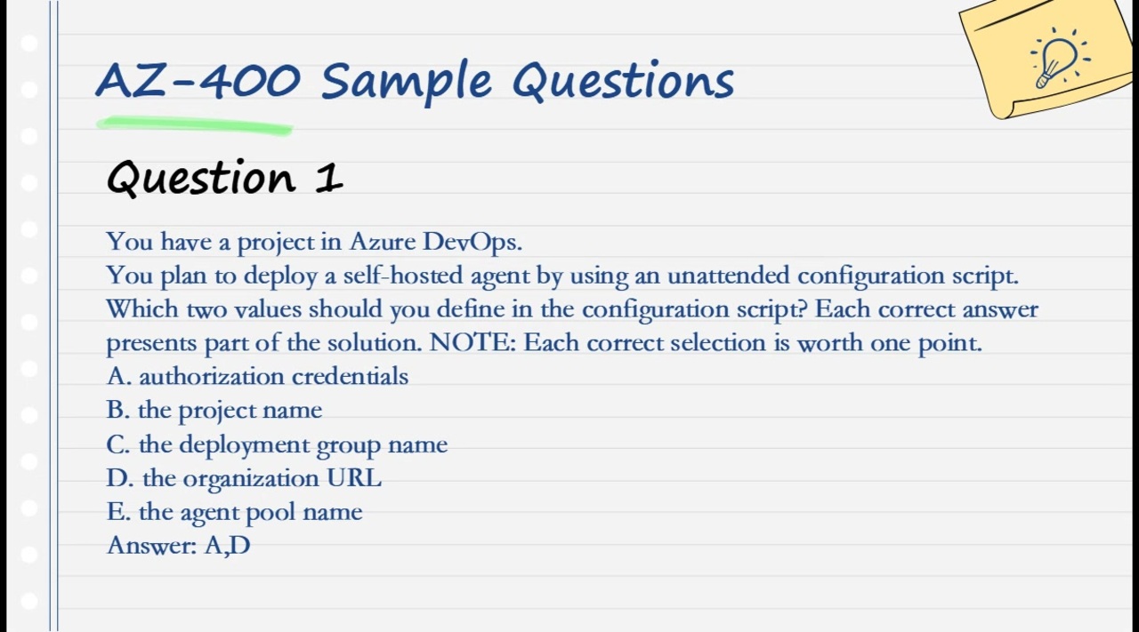 Azure DevOps Engineer AZ-400 Questions and Answers - ニコニコ動画