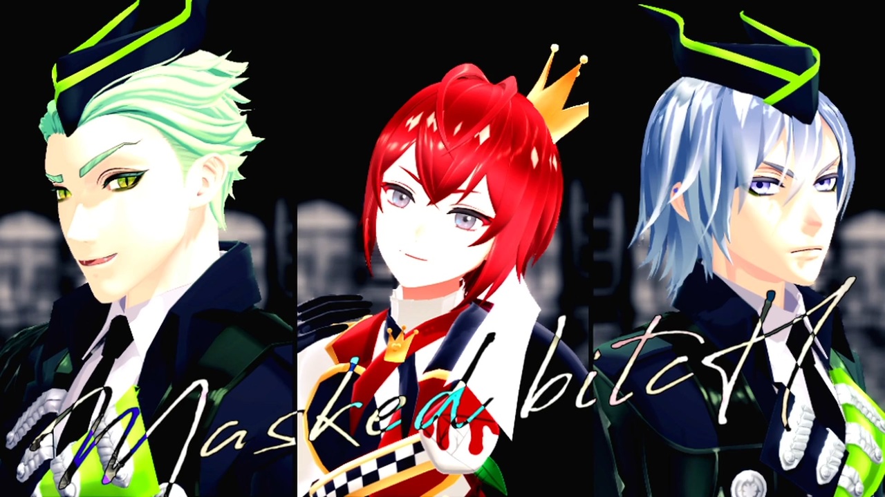 【MMDツイステ】NRC馬術部でMasked bi××H【＋α】 - ニコニコ動画