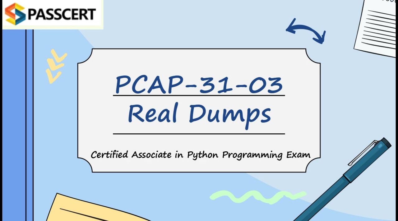 Certified Associate in Python Programming PCAP-31-03 Real Questions ...