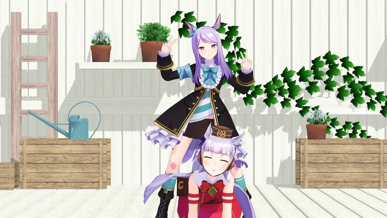 【MMDウマ娘】きょうもハレバレ【ShiniNet式メジ〇マoクイーン、ゴー〇ドシップ】 - ニコニコ動画