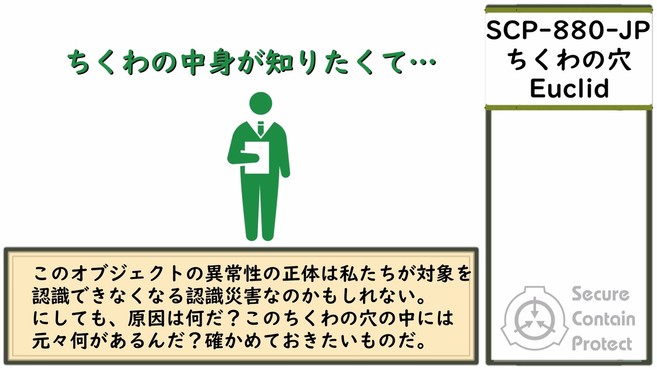 【ゆっくり紹介】SCP-880-JP【ちくわの穴】 - ニコニコ動画