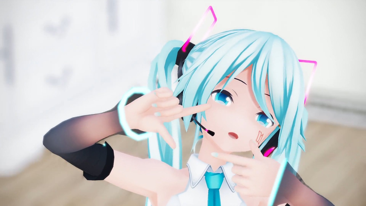 【MMD】つみ式ミクでマシュマリー【カメラ配布】 - ニコニコ動画