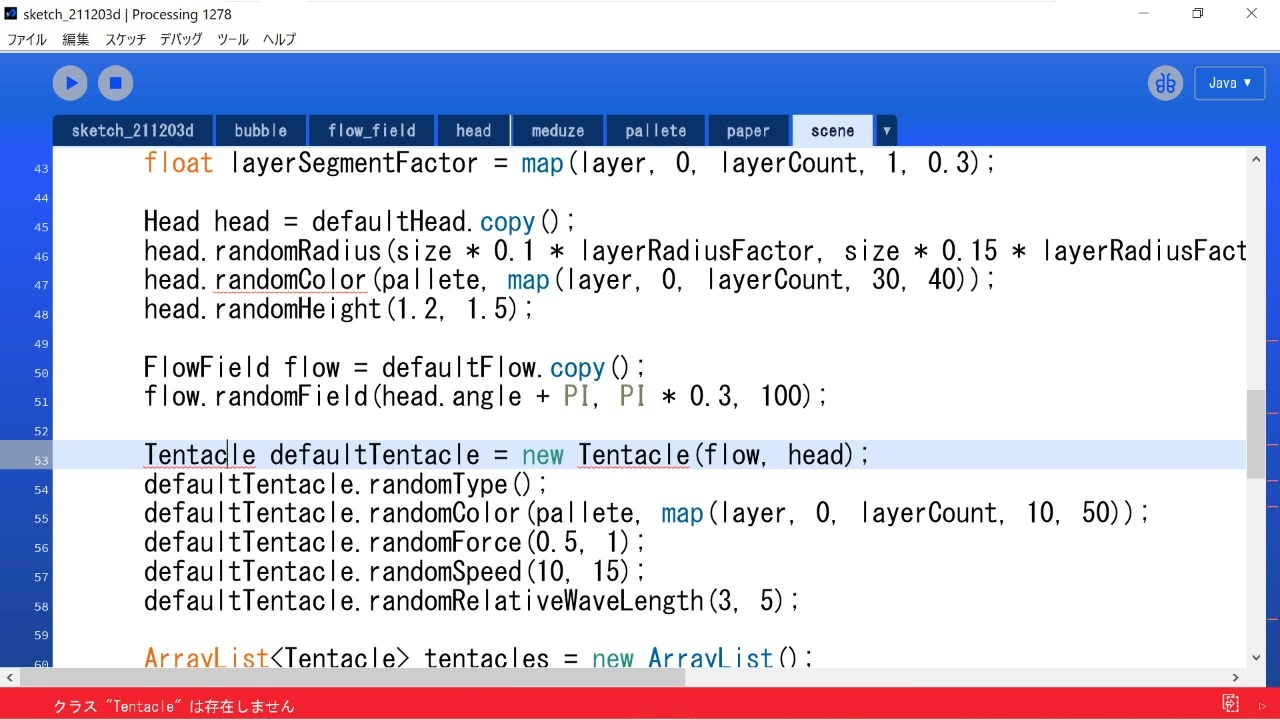 Openprocessingで縛るにゃ ニコニコ動画