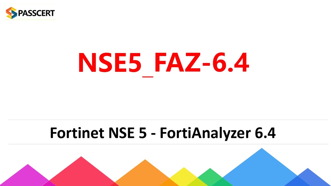Fortinet NSE 5 - FortiAnalyzer 6.4 NSE5_FAZ-6.4 Study Guide - ニコニコ動画