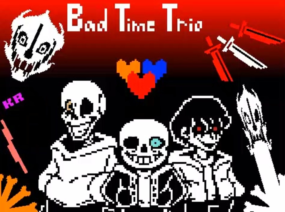 [Undertale(sans)]bad time trio by Tetu-bou 1 HEAL complete - ニコニコ動画