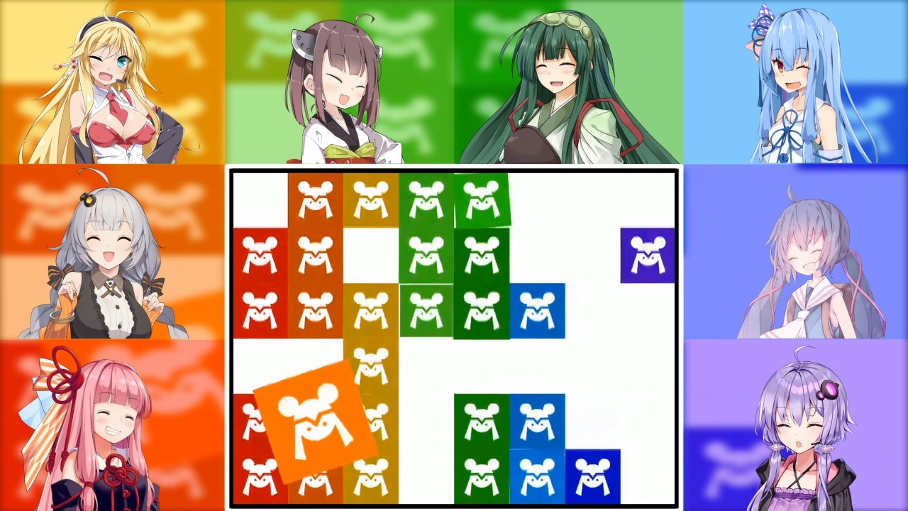 【歌うボイスロイド】ボイロ8人でElectrical Parade - Remix - 【ポンパラピンポン】 - ニコニコ動画