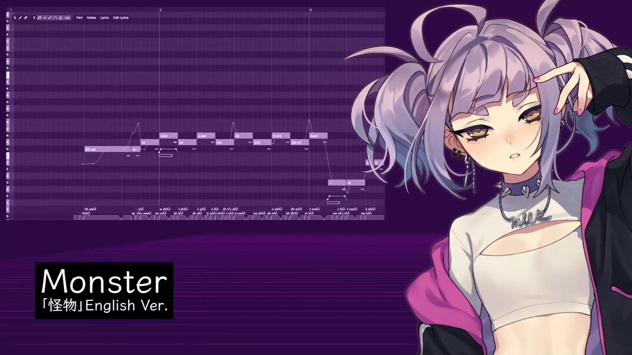 【Milk -English-】Monster「怪物」English Ver.【UTAUカバー】 - ニコニコ