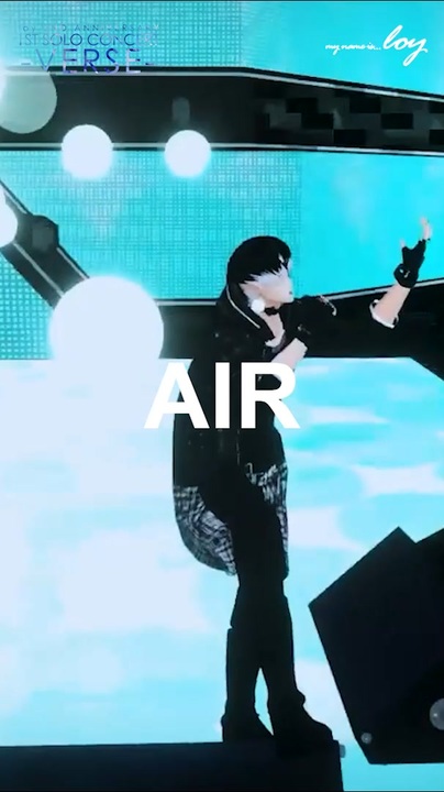 【METAVERSE SINGER SONG WRITER】「AIR」at 1st SOLO VR Concert - ニコニコ動画