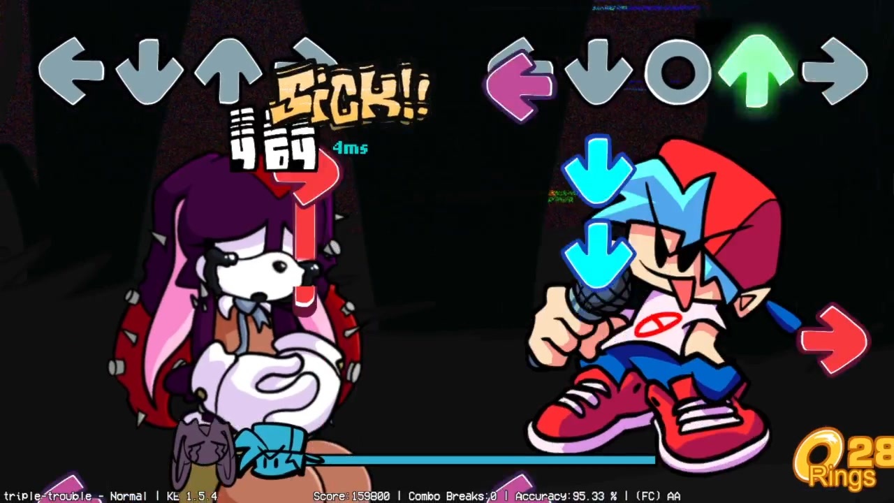 FNFたのしーよーー(Triple Trouble Sally.exe) - ニコニコ動画