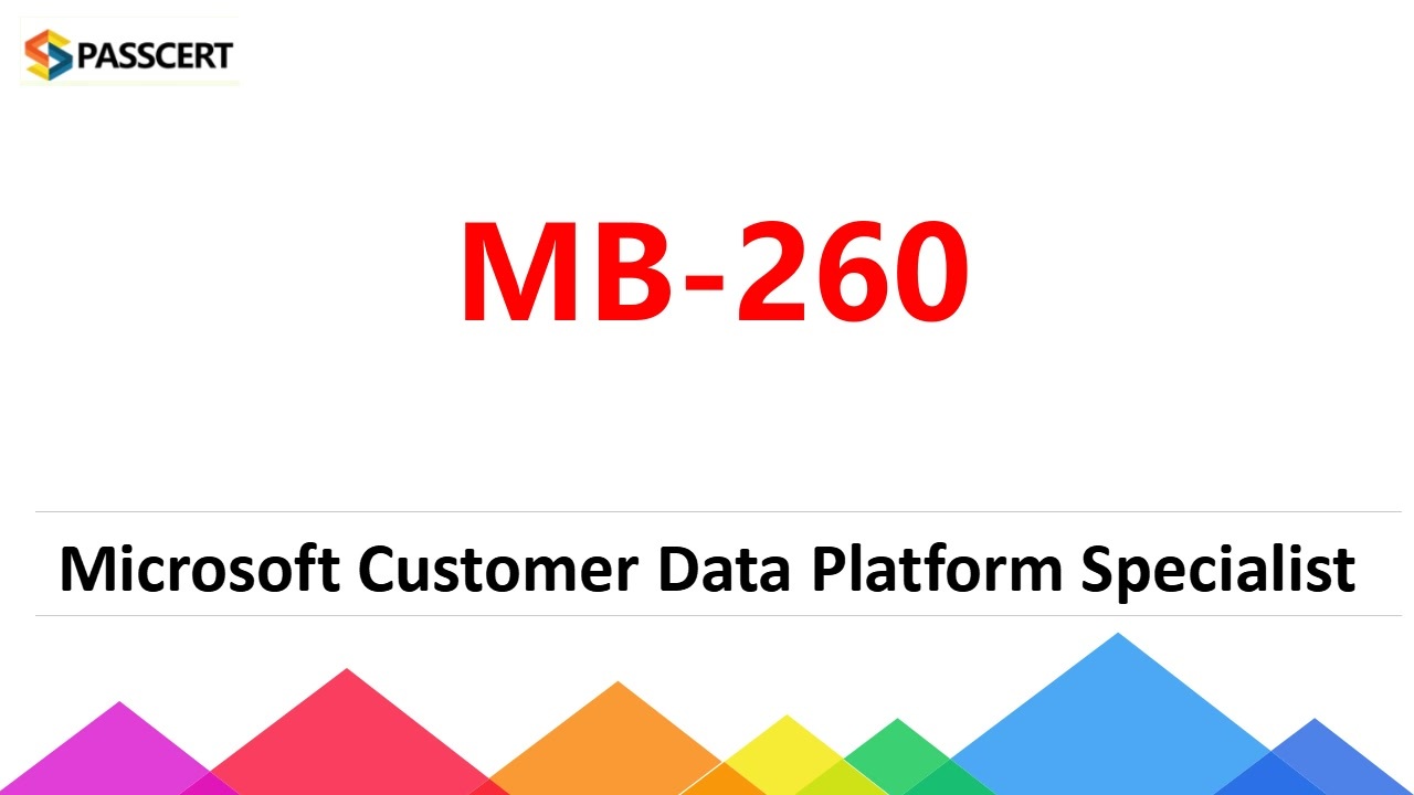 Microsoft Customer Data Platform Specialist MB-260 Study Guide - ニコニコ動画