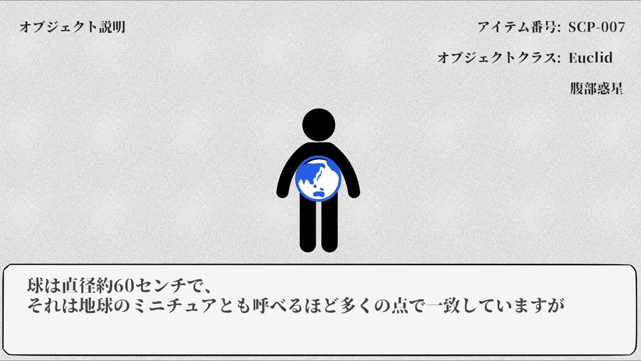 【SCP紹介】SCP-007腹部惑星【ゆっくり】 - ニコニコ動画