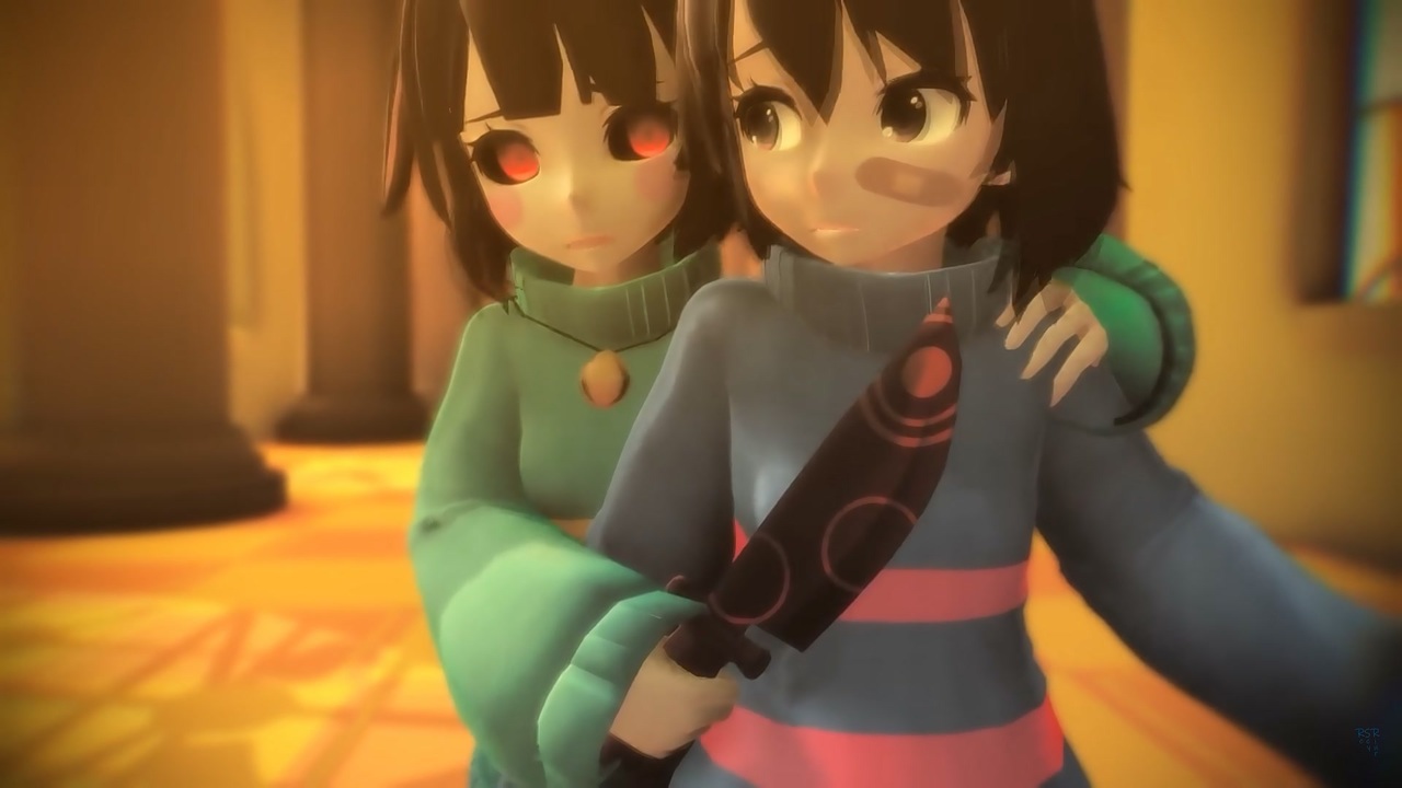 日本語字幕[MMD x Undertale] Wolf in Sheep's Clothing [RUS COVER] - ニコニコ動画