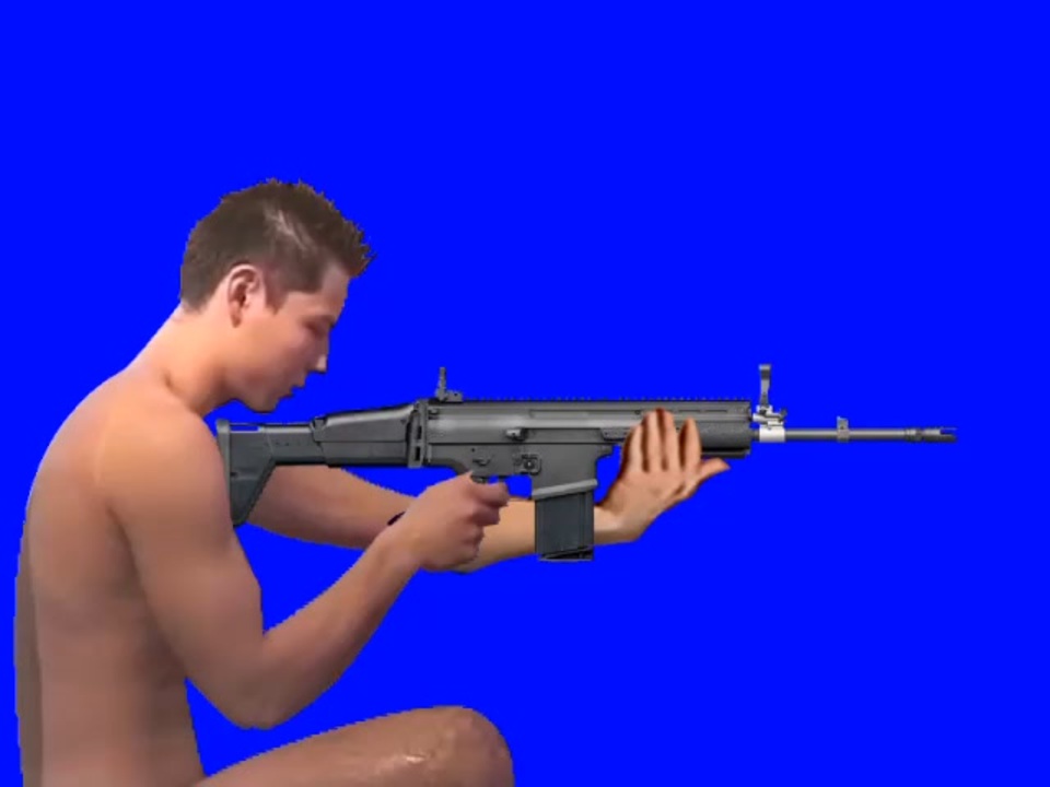 SCARを撃つKMR.BB - ニコニコ動画