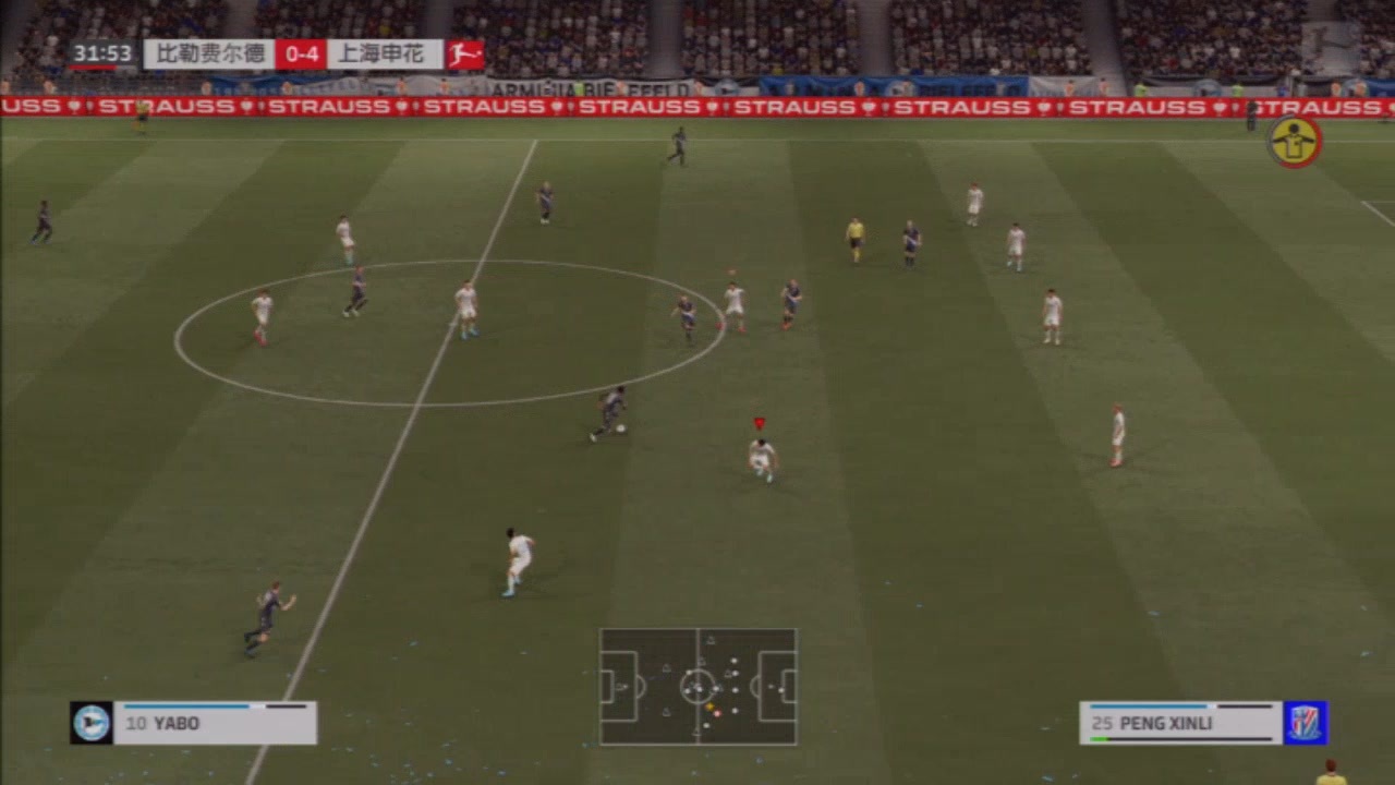 XB1配信《FIFA 21》【德甲】中国队和上海申花队-第一场比赛 (14) - ニコニコ動画