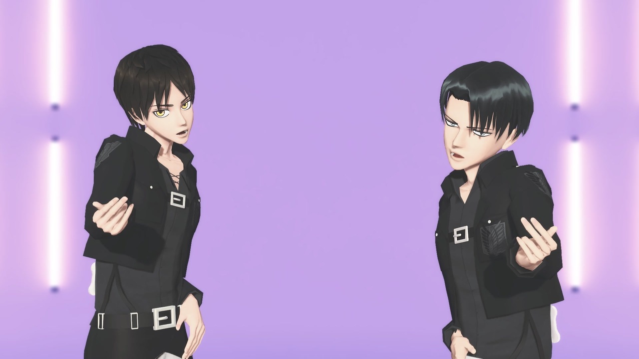 【進撃のmmd】兵長とエレンで G4l ニコニコ動画
