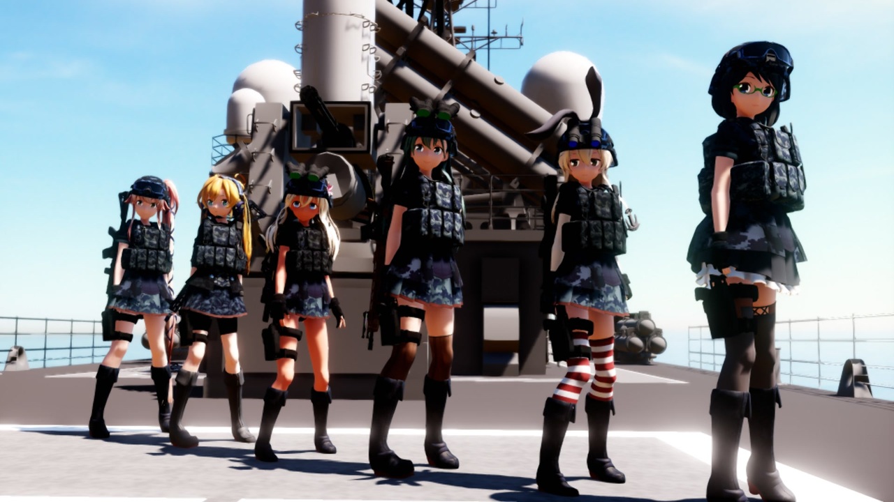 【MMD艦これ】JMSDF Live For The Night - ニコニコ動画