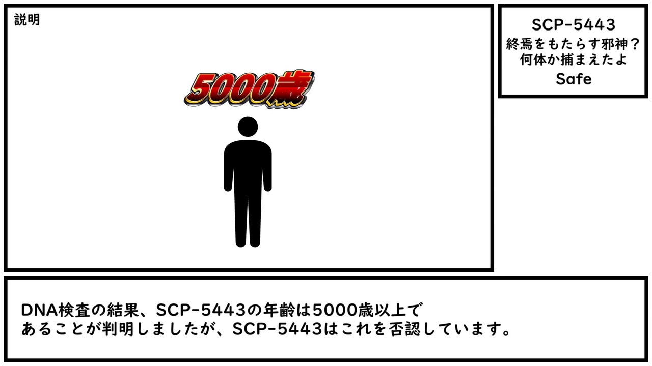 【ゆっくり紹介】SCP-5443【終焉をもたらす邪神? 何体か捕まえたよ】 - ニコニコ動画