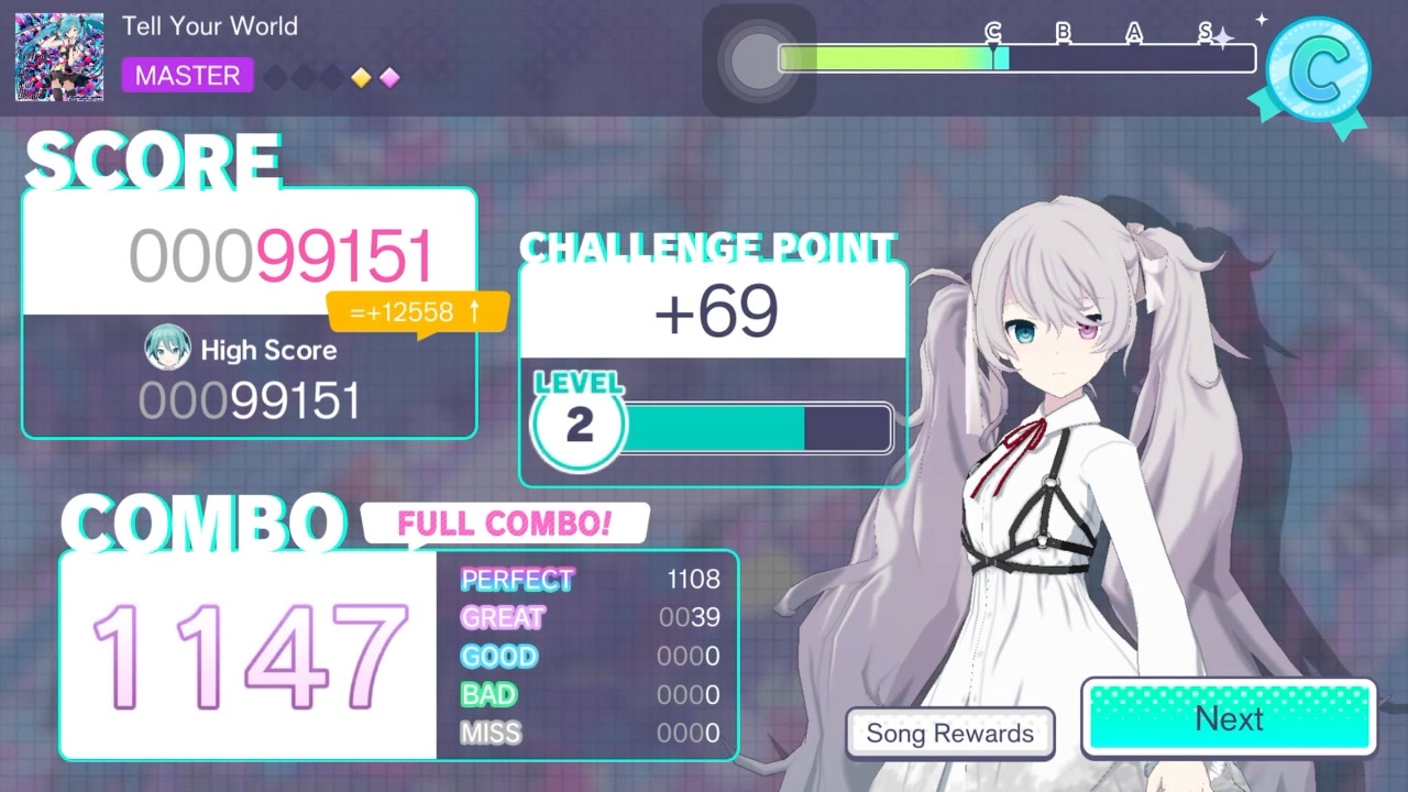 [プロジェクトセカイ] Tell Your World - Livetune Master Full Combo - ニコニコ動画