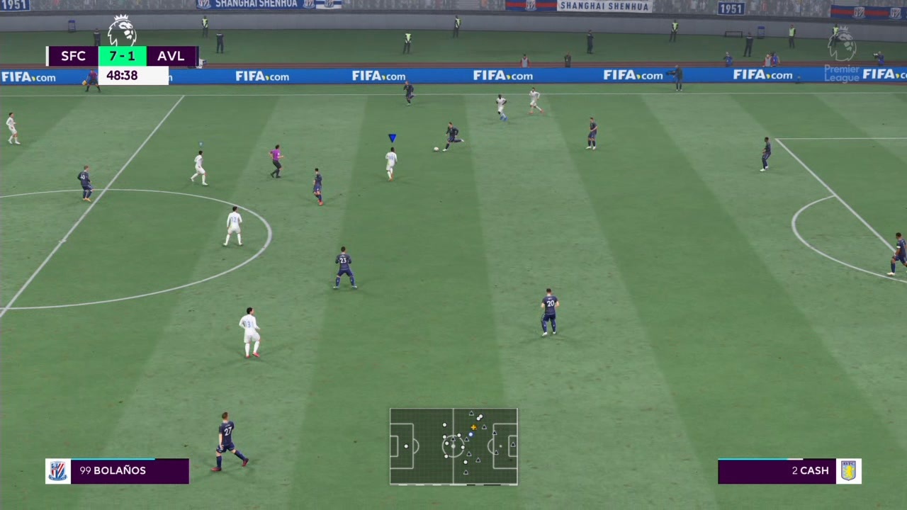 XB1ゲーム配信「FIFA 22」英格蘭足球超級聯賽-中國男足和上海申花-第一場比賽 (19) - ニコニコ動画