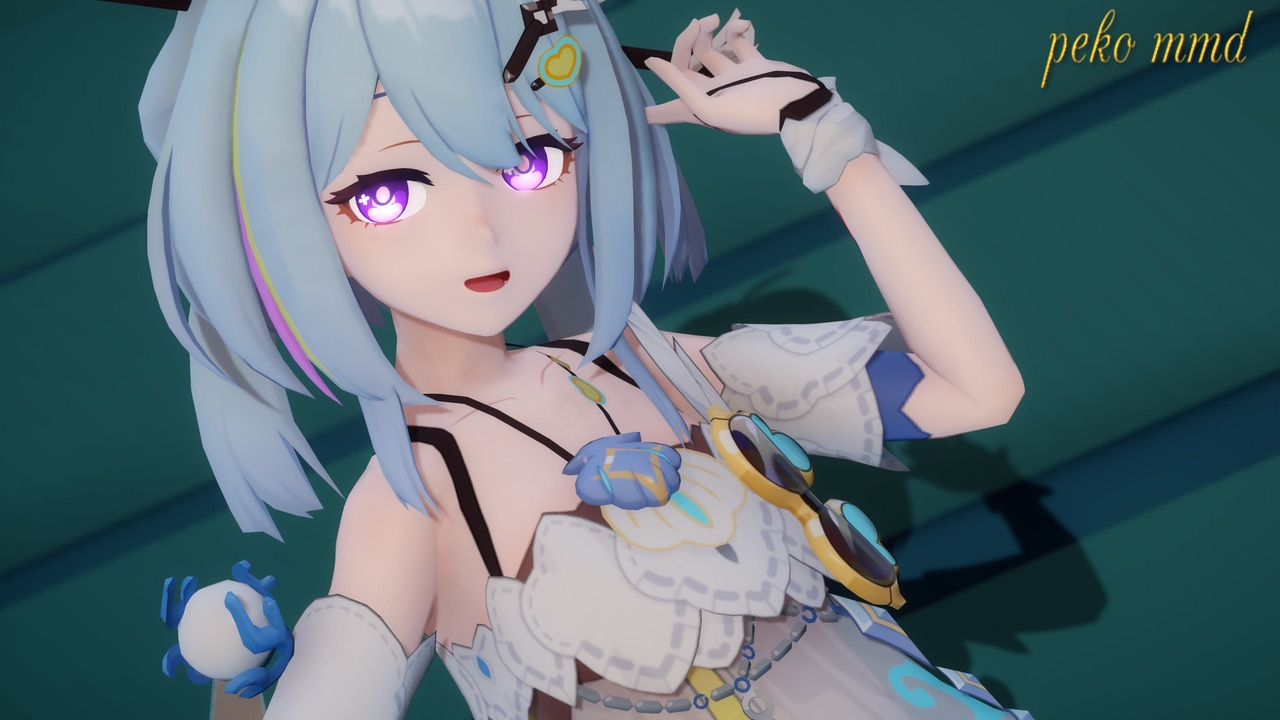 【崩壊3rd/MMD】水着のグレーシュで「君色に染まる」 - ニコニコ動画