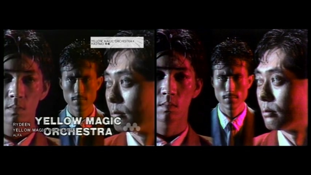 YMO - RYDEEN MV比較 - ニコニコ動画