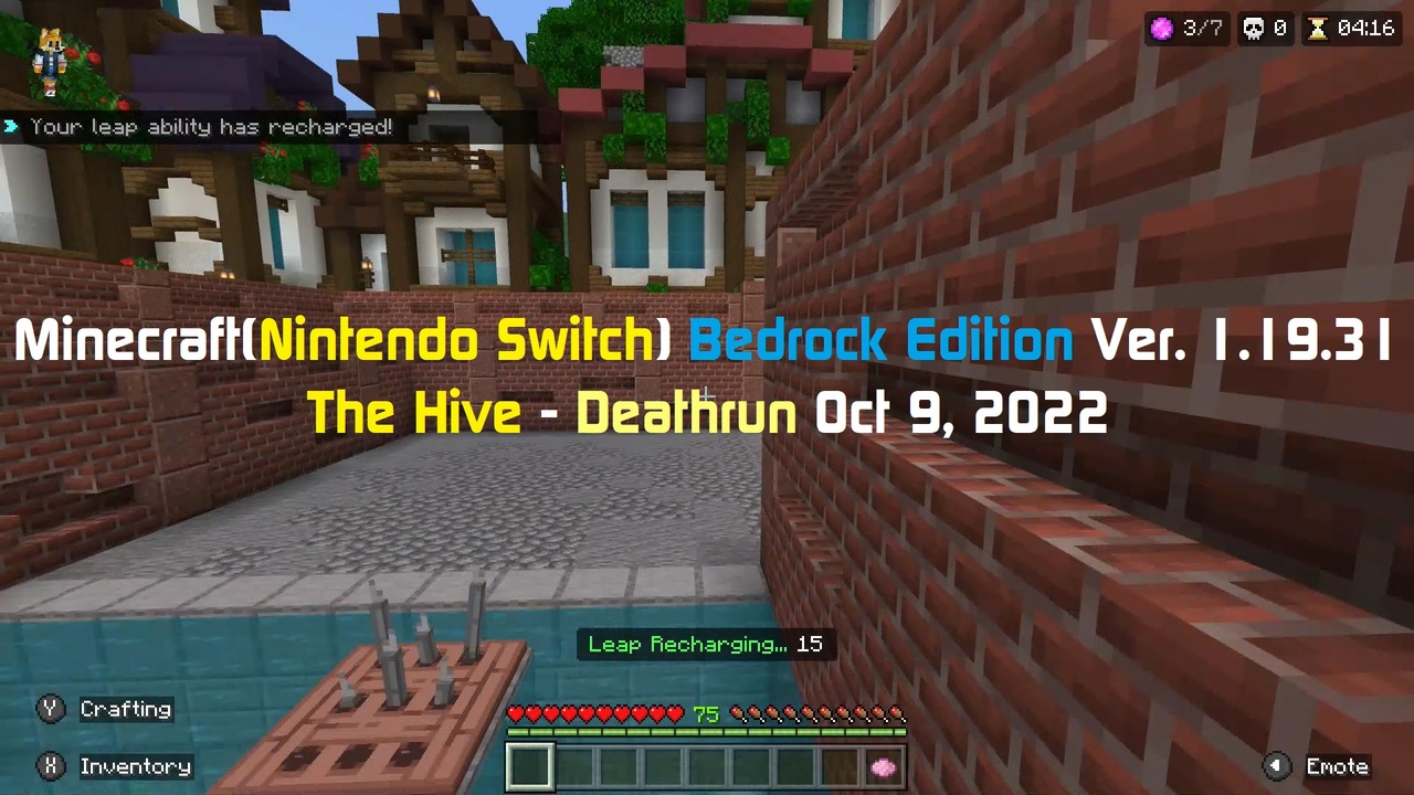 Minecraft (Nintendo Switch) Bedrock Edition Ver. 1.19.31 The Hive ...