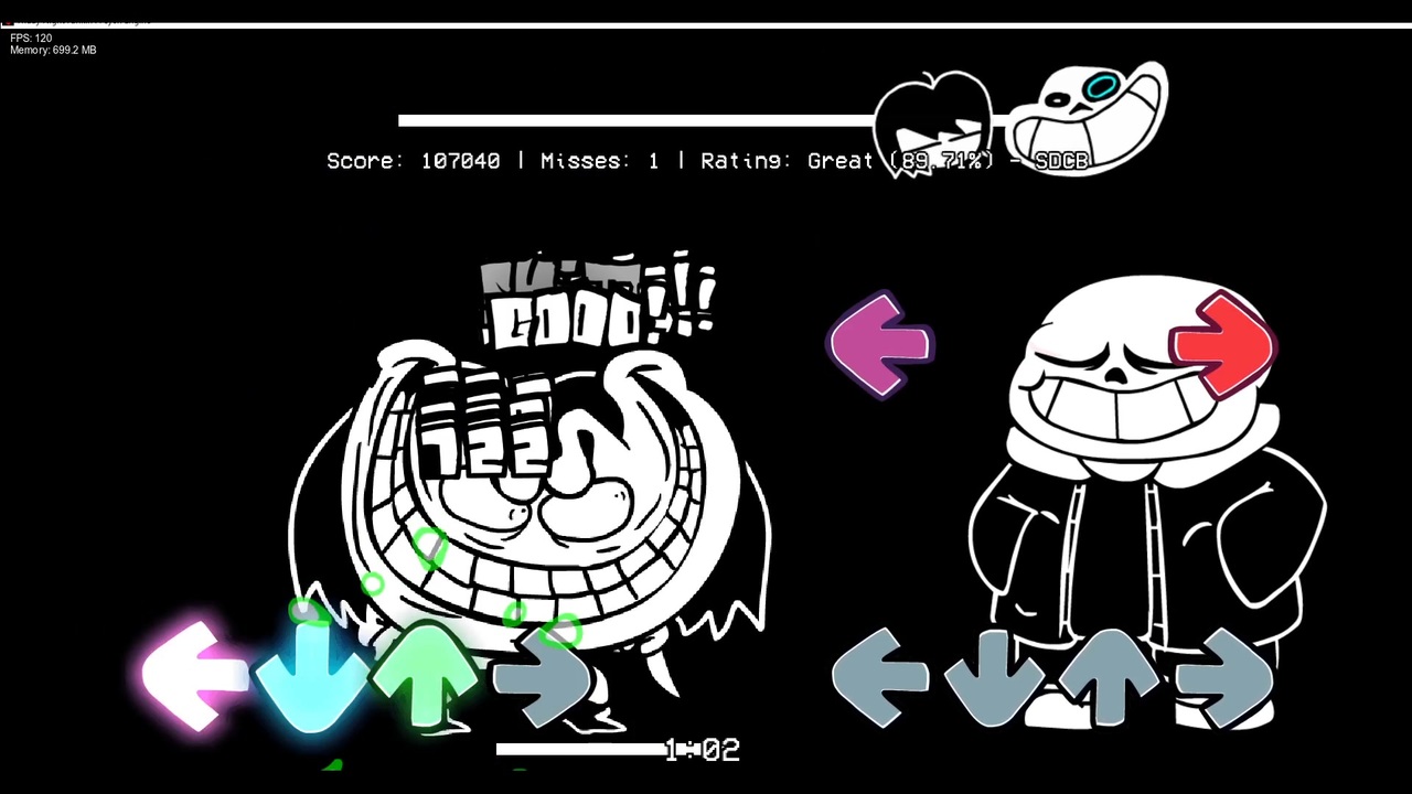 Fnf vs sasn(アンダーパンツ) 初見プレイ - ニコニコ動画