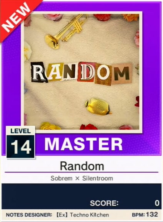 【譜面確認用】 Random MASTER 【チュウニズムNEW外部出力】 - ニコニコ動画