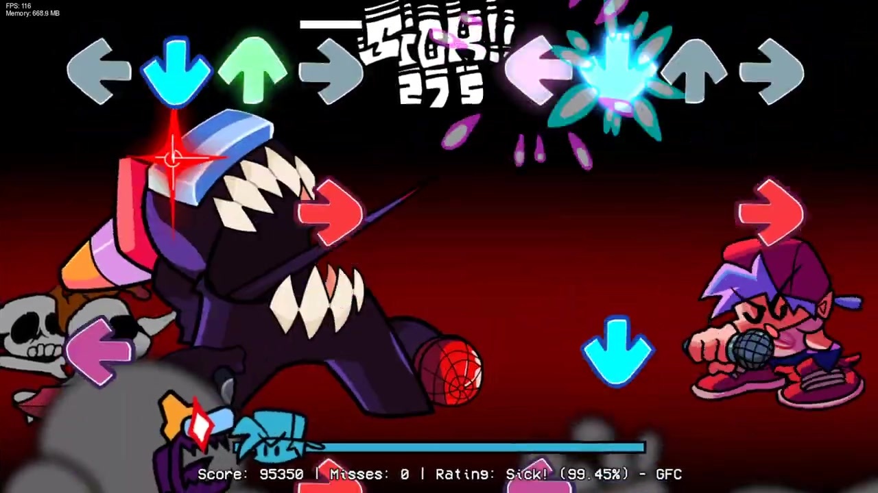 Black impostor FULL WEEK [FNF] - Vs impostor v4 fanmade - ニコニコ動画