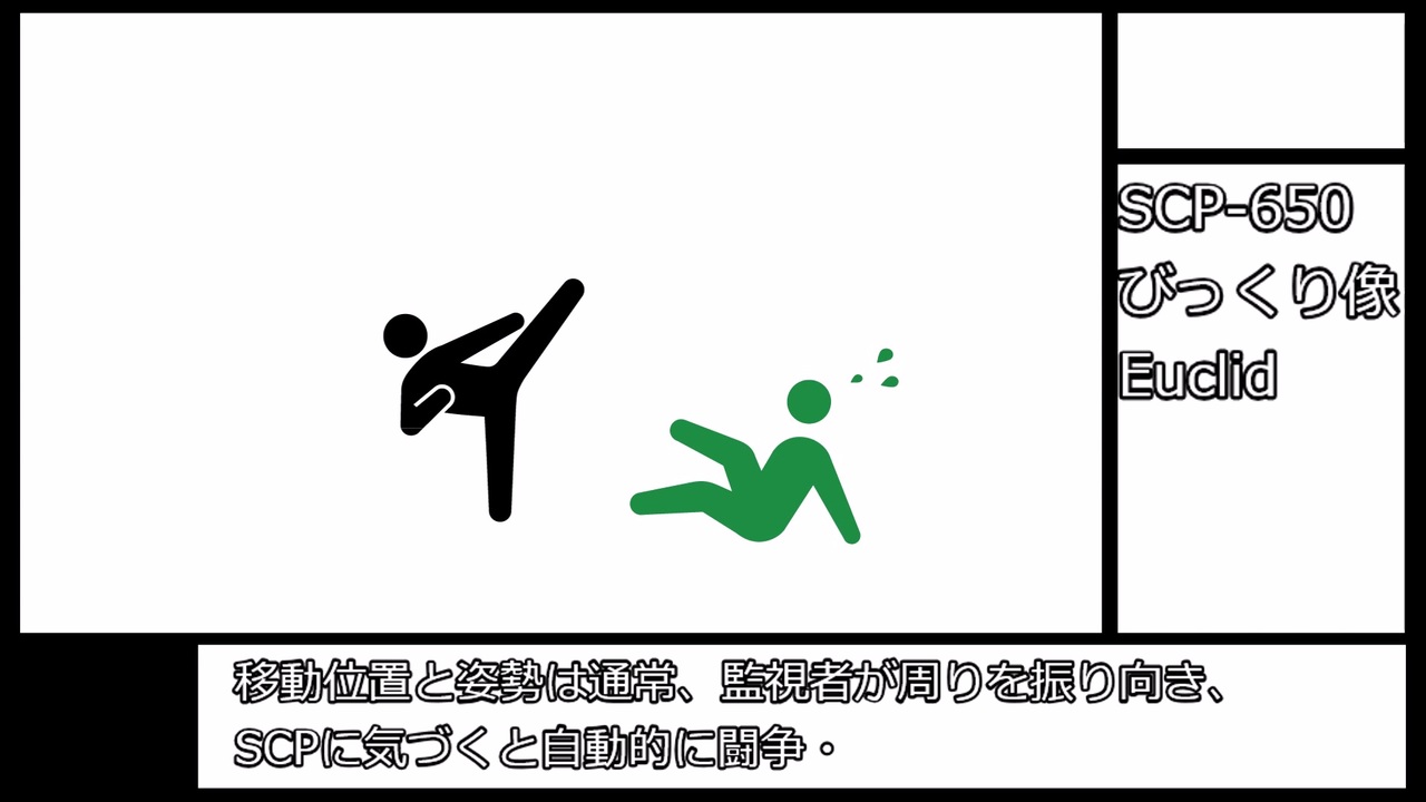 SCP-650【びっくり像】ゆっくりピクトグラム解説 - ニコニコ動画