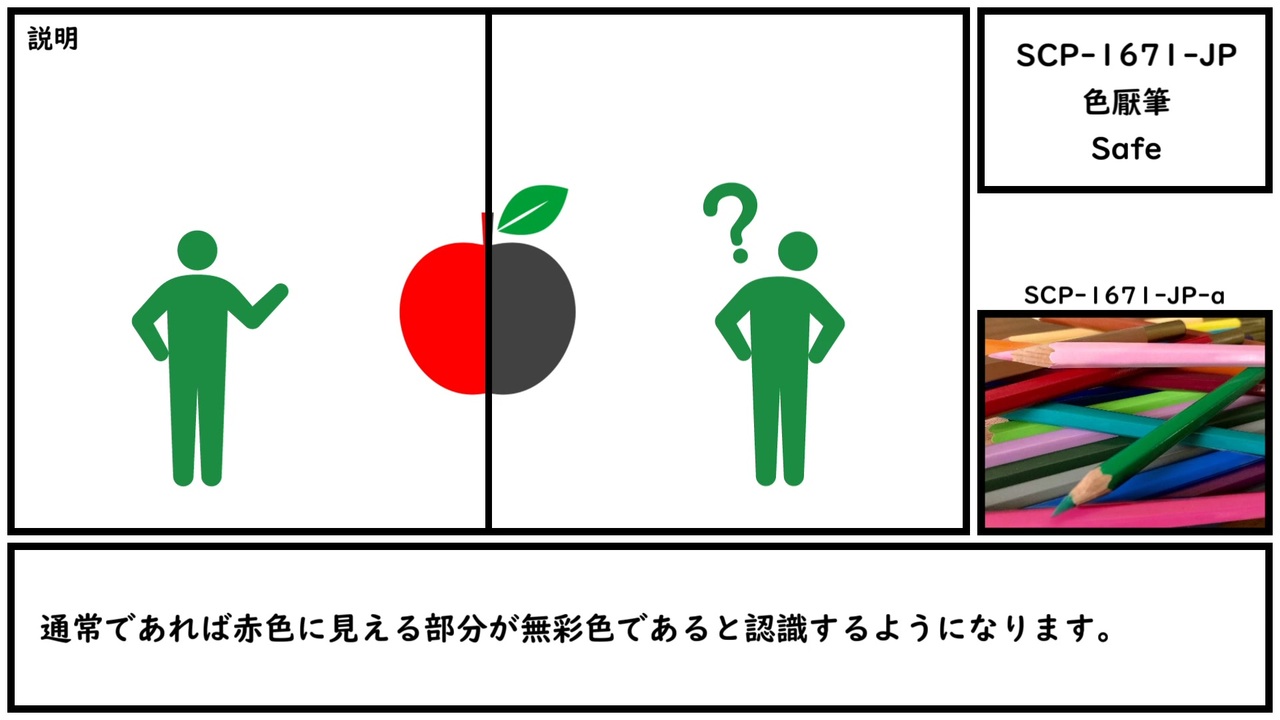 【ゆっくり紹介】SCP-1671-JP【色厭筆】 - ニコニコ動画