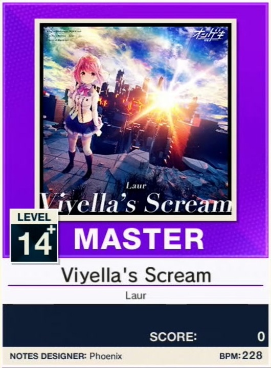 【譜面確認用】 Viyella’s Scream MASTER 【チュウニズムNEW外部出力】 - ニコニコ動画