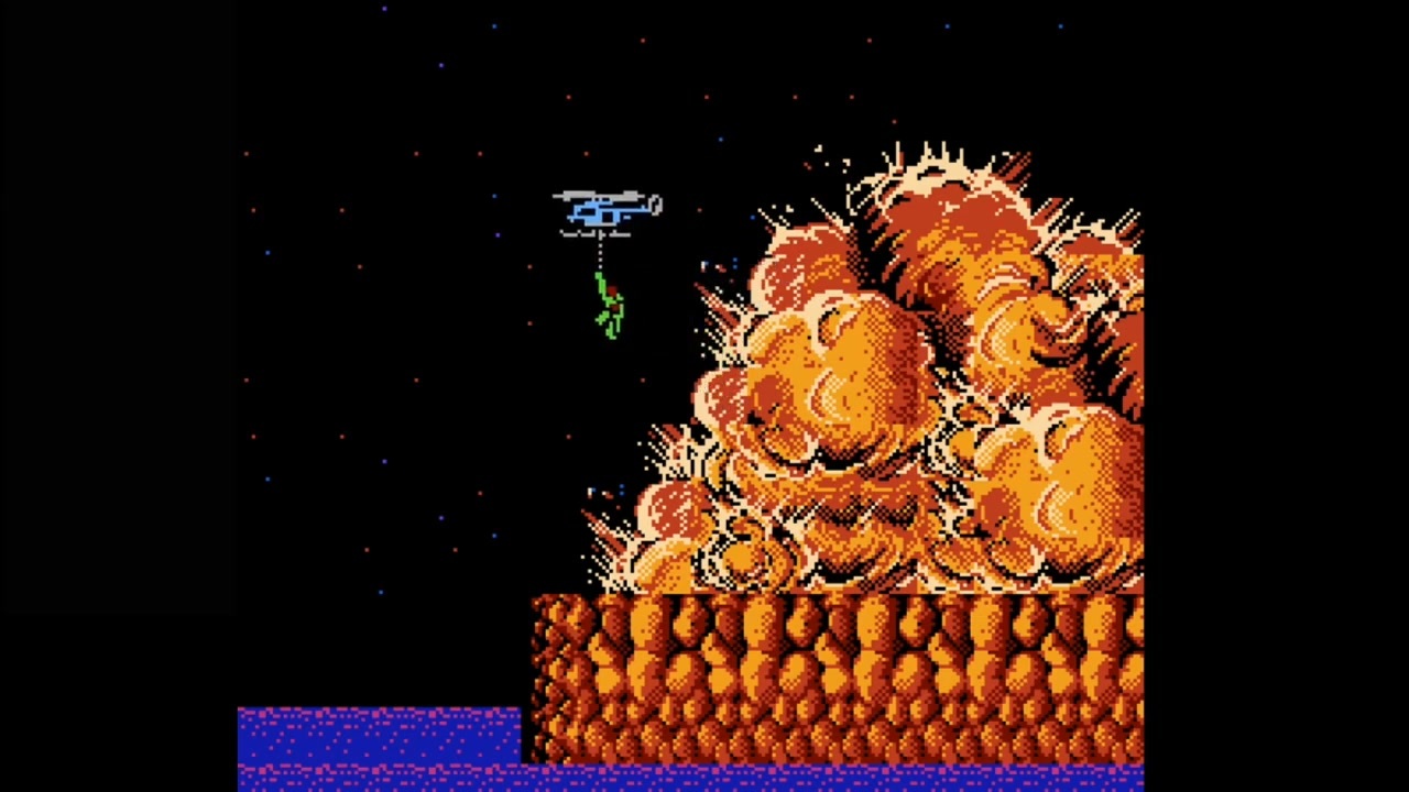 FC ヒットラーの復活 クリア動画 TOP SECRET Bionic Commando Commercial Message playthrough ファミコン Famicom NES ...