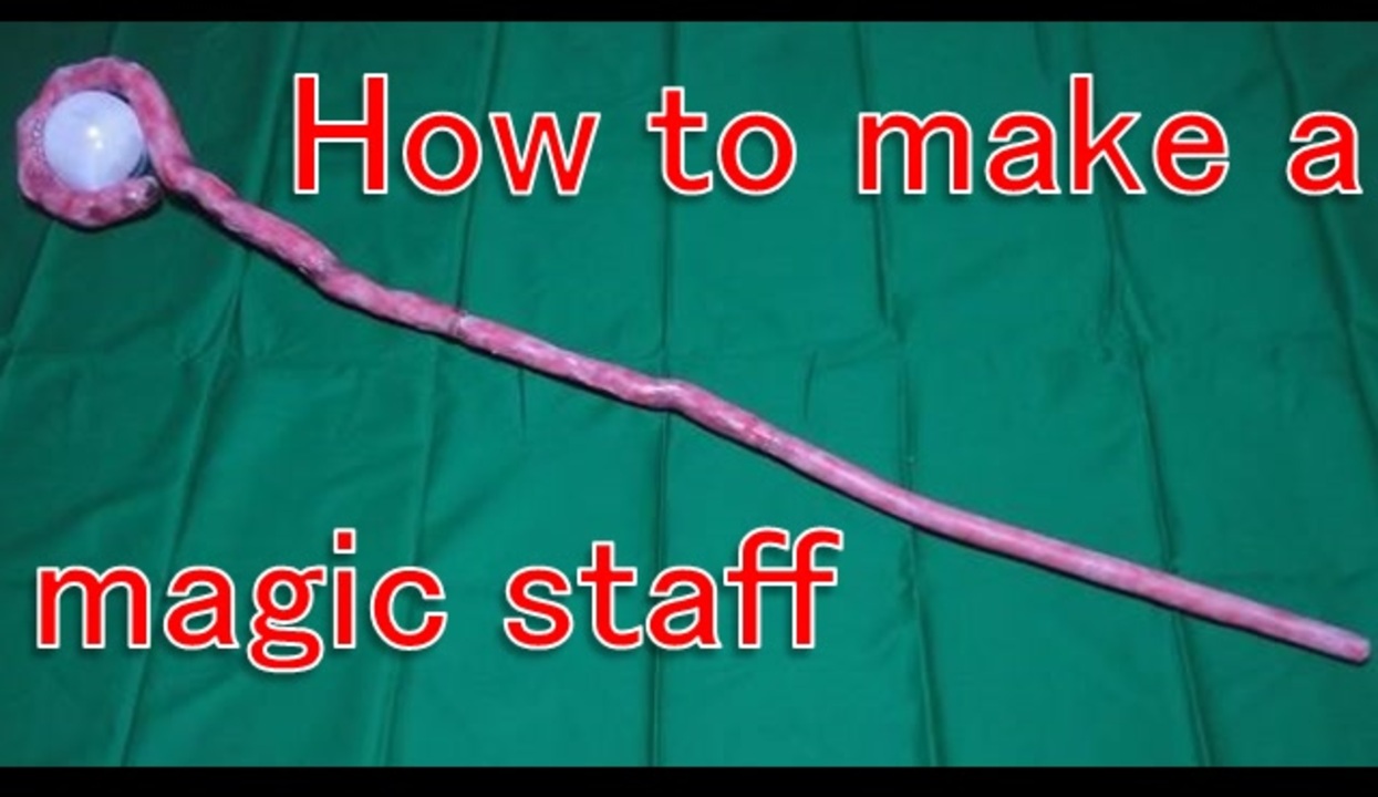 How to make a magic staff - "MAGI" Yamraiha [Cosplay prop tutorial ...