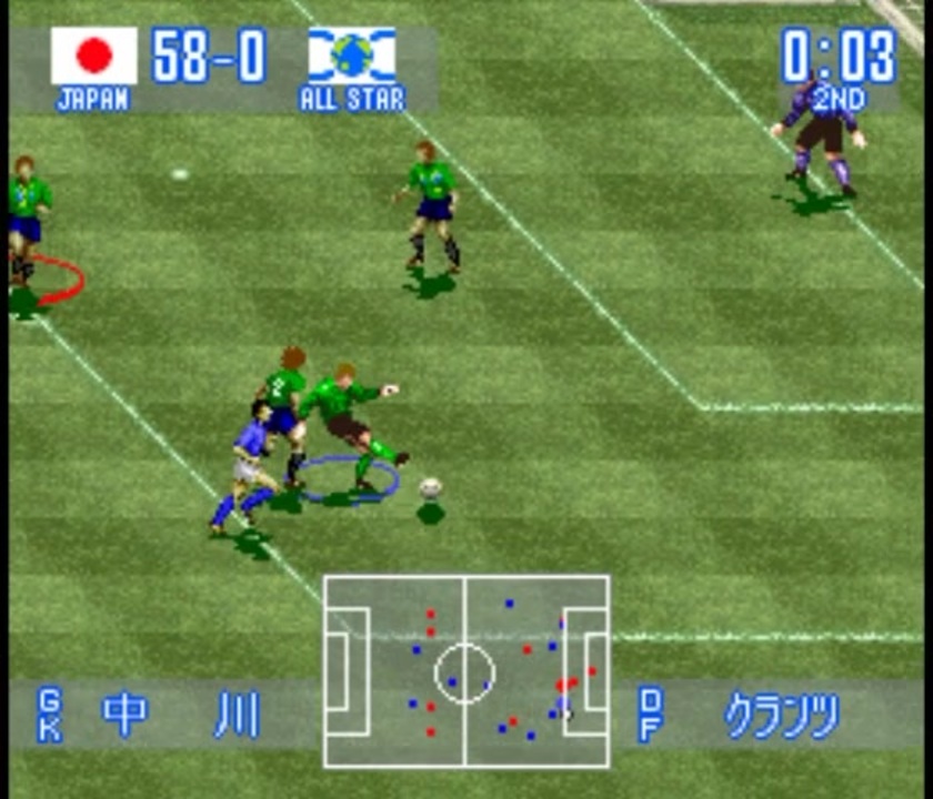 【TASさんの休日】SFC実況ワールドサッカー_TASさんが、3分ハーフ試合で最大得点数勝利を目指してみたそうです - ニコニコ動画