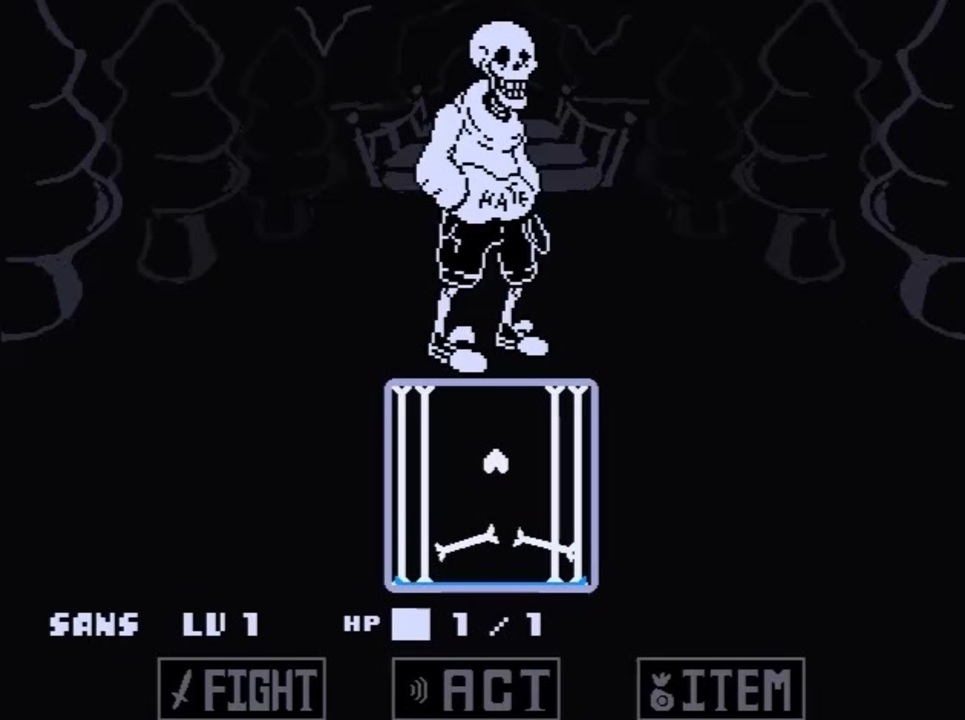 [Undertale(Dust)]Dustswap papyrus encounter - ニコニコ動画